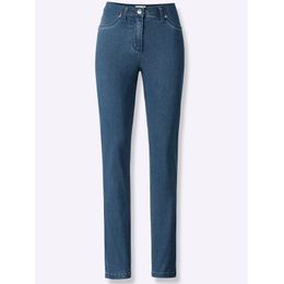 WITT Damen Jeans in Stretch-Qualit&auml;t, blue-stone-washed, Gr&ouml;&szlig;e 38