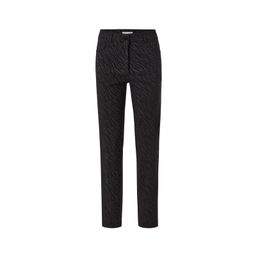 Tchibo - Bedruckte Bengalin-Hose - Damen - Gr. 42 - anthrazit/print