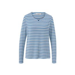 Tchibo - Gestreiftes Langarmshirt - Damen - Gr. XS - weiß