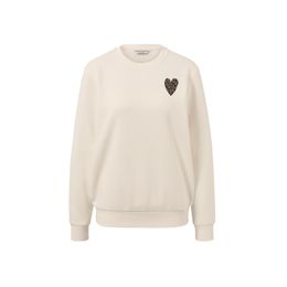 Tchibo - Sweatshirt mit Print - Damen - Gr. XL - creme