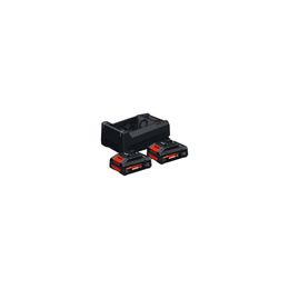 Bosch Starter Set Batterie/Ladegerät Set 2x EXBA18V-40 + GAL 12V/18V-80; C (1600A0373J)