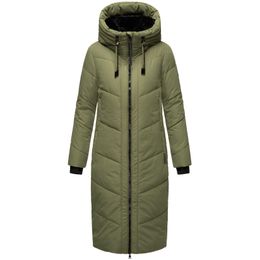 Marikoo Damen Winter Steppmantel Stepp Jacke Mantel Parka warm mit Kapuze Nadaree