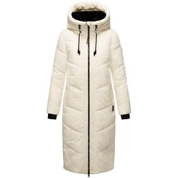 Marikoo Damen Winter Steppmantel Stepp Jacke Mantel Parka warm mit Kapuze Nadaree