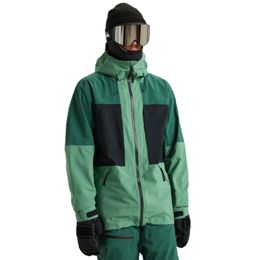 Snowboardjacke Quiksilver "Forever Stretch GORE-TEX", Herren, Gr. M, schwarz ivy, 100% Polyester, Jacken