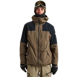 Snowboardjacke Quiksilver "Forever Stretch GORE-TEX", Herren, Gr. M, canteen, Obermaterial: 100% Microfaser;, Jacken Snowboardjacke