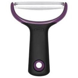 Kartoffelschäler OXO GOOD GRIPS "Großer Gemüseschäler / -peeler", lila (schwarz, lila), Edelstahl, Küchenschneider, Edelstahl