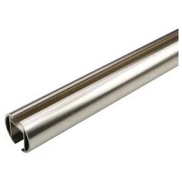 Innenlaufschiene Liedeco Gr. 3, silber (edelstahlfarben), L:200cm Ø:28mm, Aluminium, Gardinenstangen