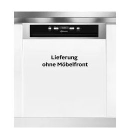 Bauknecht teilintegrierbarer Geschirrspüler "BKSV1 PAN", Standardmodul: A (A-G), silber (silberfarben), B:59,8cm H:82cm T:55,5cm, Geschirrspüler, ActiveDry - automatisches Türöffnungssystem