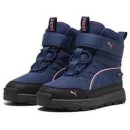Winterboots Puma "EVOLVE BOOT PURETEX AC+PS", Kinder, Gr. 32, persian blau, pinkscape, Textil, Sportlich, Schuhe, Snowboots, Winterstiefel, Winterschuhe, wasserdicht