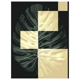 Bild Komar "Monstera Theatre", blau (farbe bild(er): blau), B:30cm H:40cm, Holz, Papier, Bilder, Wandbild zur Dekoration - ohne Rahmen