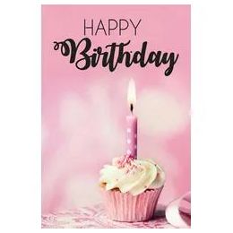 Metallbild queence "Birthday Cupcake", wei&szlig; (farbe bild(er): wei&szlig;), B:30cm H:20cm, Bilder
