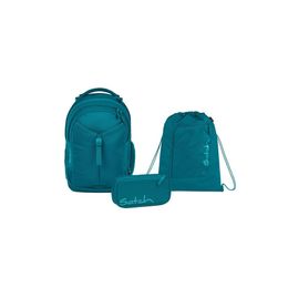 Satch Schulrucksack-Set MATCH Deep Petrol 3-teilig in Blau | Gr.: onesize