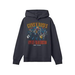 F4NT4STIC Hoodie Guns N' Roses 1987 Tour Vintage Rock in off black | Gr.: XS
