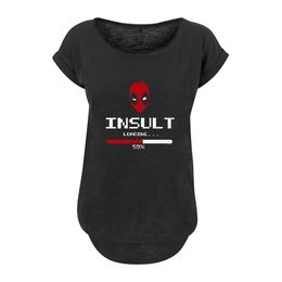 F4NT4STIC T-Shirt Marvel Deadpool Insult Loading in schwarz | Gr.: L