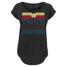 F4NT4STIC T-Shirt DC Comics Wonder Woman 84 Truth Love And Justice' in schwarz | Gr.: S