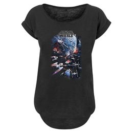 F4NT4STIC T-Shirt Star Wars Galaxy Space Fight Classic in schwarz | Gr.: L