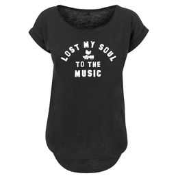 F4NT4STIC Long Cut T-Shirt Woodstock Lost My Soul in schwarz | Gr.: L