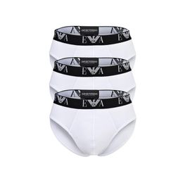 Emporio Armani Slip 3er Pack in Weiß | Gr.: S