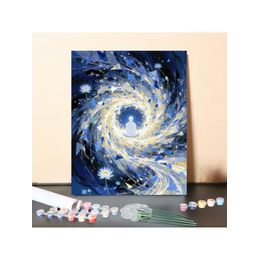 ARTNANAS DIY Malen nach Zahlen Set-"Seelenwirbel" | Gr.: 30x40 ohne Rahmen