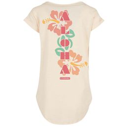 F4NT4STIC Long Cut T-Shirt PLUS SIZE Aloha in Whitesand | Gr.: L