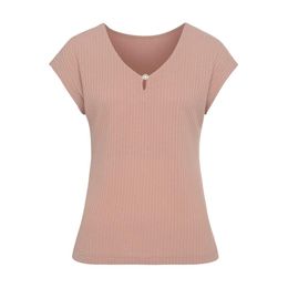 Lascana Kurzarmshirt in rose | Gr.: 36-38