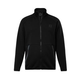 Jay-pi Zip-Up Hoodie male Black size 6XL