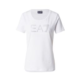 EA7 Emporio Armani T-Shirt Damen Gr&ouml;&szlig;e L silber / wei&szlig;