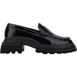 Hogan Loafer - Loafer - Gr. 37,5 (EU) - in Schwarz - f&uuml;r Damen