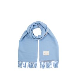 Tom Tailor Schal mit Fransen calm blue