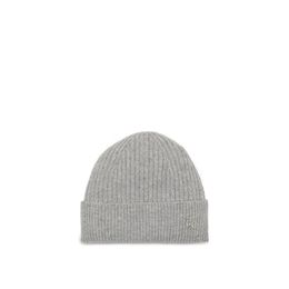 Calvin Klein Strickm&uuml;tze &raquo;CK METAL WOOL BEANIE&laquo; aus weicher Wollmischung Light Grey Heather