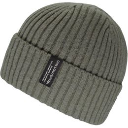Chillouts Beanie »Juri Hat« Mit breitem Umschlag taupe