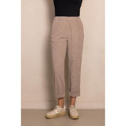 Zhrill Cordhose »ZHPIA« mit aufgesticktem Logo-Detail auf der linken Seite, bequeme Passform TAUPE XXL - N-Gr N-Gr XXL Damen-Cordhose von Zhrill
