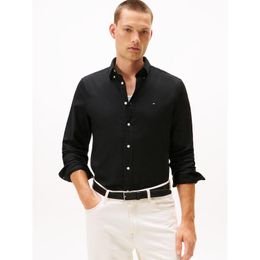 Tommy Hilfiger Langarmhemd »FLEX FLANNEL SOLID SHIRT« Regular fit Black 3XL - N-Gr N-Gr 3XL Langarmhemd von Tommy Hilfiger