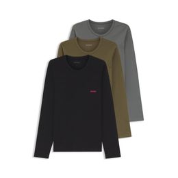 HUGO UNDERWEAR Langarmshirt »LS-SHIRT RN TRIPLET« Set, 3er Pack Open Miscellaneous 988 XXL (56) XXL (56) Set aus drei Langarmshirts von HUGO Menswear