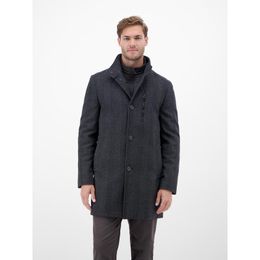 Lerros Kurzmantel mit Stehkragen und Knopfleiste, Woll-Anteil classic navy 46 46 Weicher Mantel für Herren von Lerros