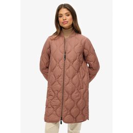 Superdry Steppjacke »LONG QUILTED LINER JACKET« ohne Kapuze Nutmeg Spice Brown XXL XXL Moderne Pufferjacke von Superdry