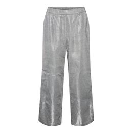 Pieces Hose 'GLITTY' Damen Gr&ouml;&szlig;e 36 silber