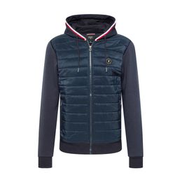 Le Temps Des Cerises Sweatjacke 'THOL' Herren Größe XL navy / rot / weiß
