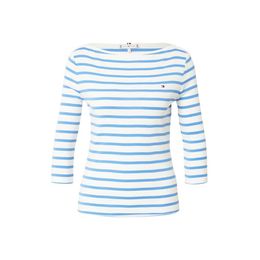 Tommy Hilfiger Shirt 'NEW CODY' Damen Größe XXS azur / weiß