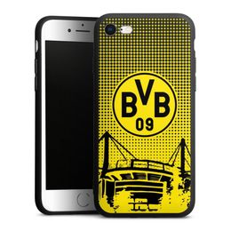 DeinDesign iPhone SE (2020) Handy Premium Silikon H&uuml;lle Handyh&uuml;lle schwarz Case Bvb Stadium Borussia Dortmund Silikon Premium Case