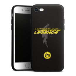 DeinDesign iPhone SE (2020) Handy Premium Silikon H&uuml;lle Handyh&uuml;lle schwarz Case Borussia Dortmund Marco Reus Bvb Silikon Premium Case