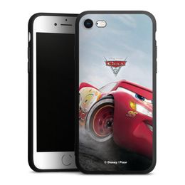 DeinDesign iPhone SE (2020) Handy Premium Silikon H&uuml;lle Handyh&uuml;lle schwarz Case Official Licensed Product Cars Lightning Mcqueen 95 Silikon Premium Case
