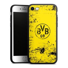 DeinDesign iPhone SE (2022) Handy Premium Silikon H&uuml;lle Handyh&uuml;lle schwarz Case Bvb Borussia Dortmund Official Licensed Product Silikon Premium Case