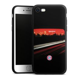DeinDesign iPhone SE (2020) Handy Premium Silikon H&uuml;lle Handyh&uuml;lle schwarz Case Fc Bayern M&uuml;nchen Fcb Stadium Silikon Premium Case