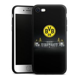 DeinDesign iPhone SE (2020) Handy Premium Silikon H&uuml;lle Handyh&uuml;lle schwarz Case Borussia Dortmund Bvb Stadium Silikon Premium Case