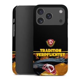 DeinDesign iPhone 17 Pro Handy Premium Case Smartphone Handyh&uuml;lle Schutzh&uuml;lle matt Sgd Sg Dynamo Dresden Merchandise Premium Case