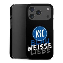 DeinDesign iPhone 17 Pro Handy Premium Case Smartphone Handyh&uuml;lle Schutzh&uuml;lle matt Ksc Karlsruher Sc Official Licensed Product Premium Case