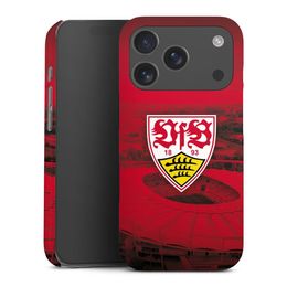 DeinDesign iPhone 17 Pro Handy Premium Case Smartphone Handyh&uuml;lle Schutzh&uuml;lle matt Vfb Stuttgart Official Licensed Product Stadium Premium Case