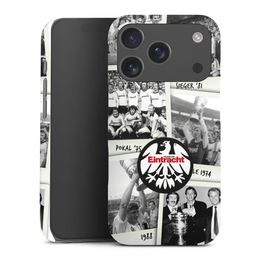 DeinDesign iPhone 17 Pro Handy Premium Case Smartphone Handyh&uuml;lle Schutzh&uuml;lle matt Retro Official Licensed Product Eintracht Frankfurt Premium Case