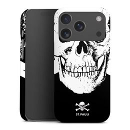 DeinDesign iPhone 17 Pro Handy Premium Case Smartphone Handyh&uuml;lle Schutzh&uuml;lle matt Totenkopf Fc St. Pauli Official Licensed Product Premium Case